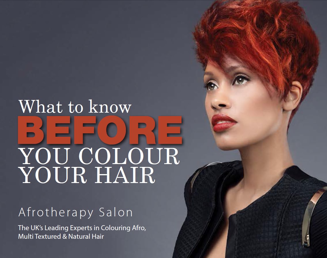 Afro Hair Colour Tips, Edmonton hair salon, London